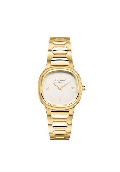 Gaia Roman Indexes Gold / Cilinder Steel Strap Matte & Shine Gold ORCG ...